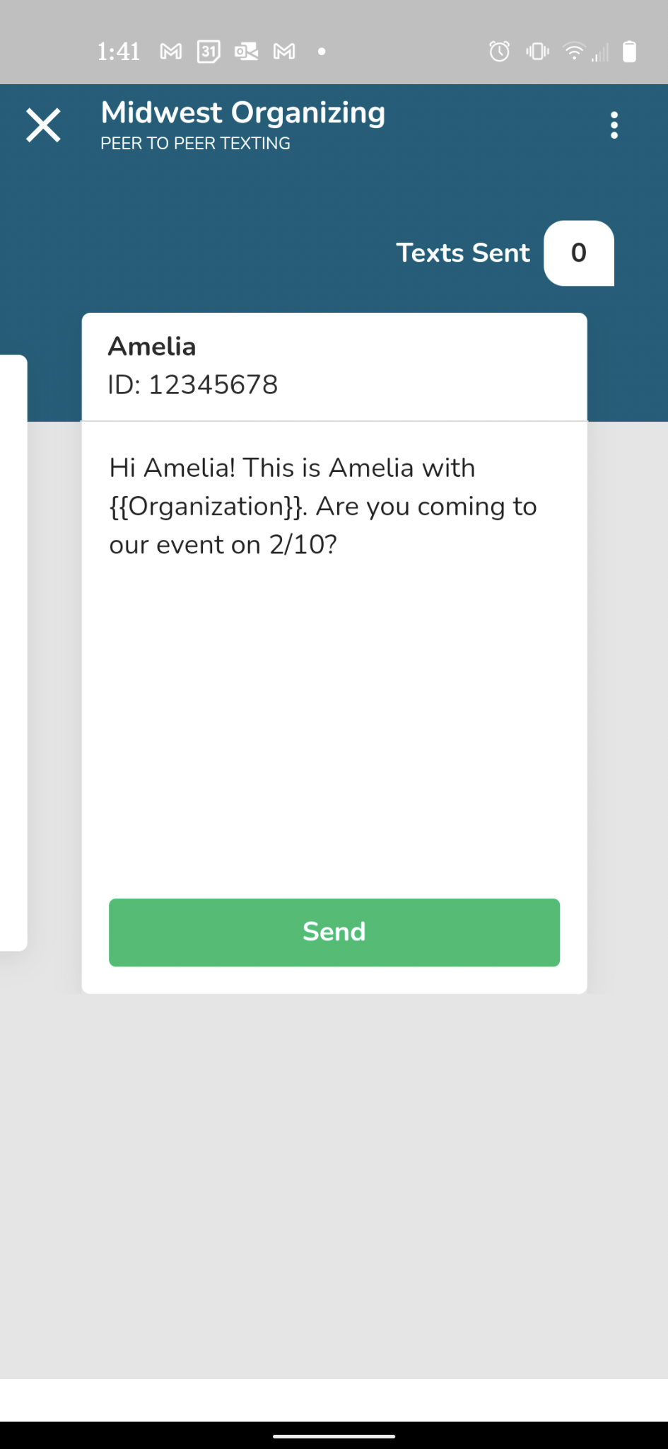 P2P Texting Actions – Help Center