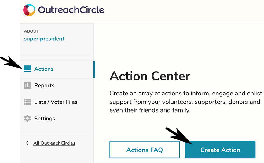 Actions Overview – Help Center