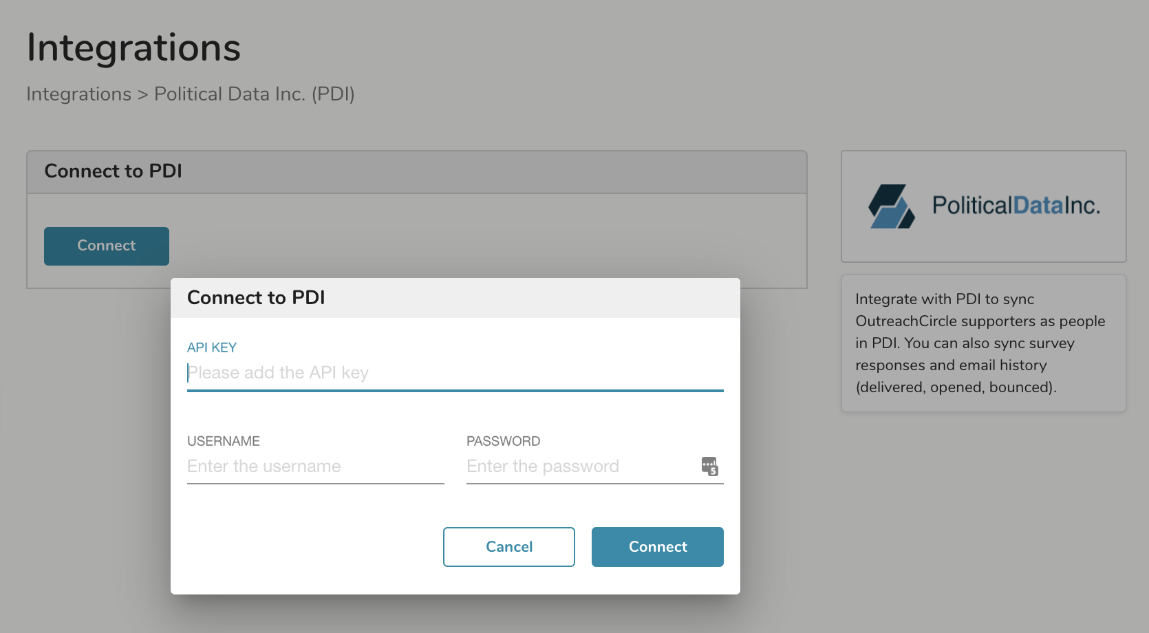 Integration with PDI – Help Center